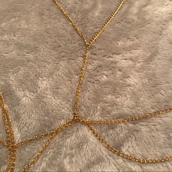 Jewelry | Custom Made Gold Body Chain | Poshmark